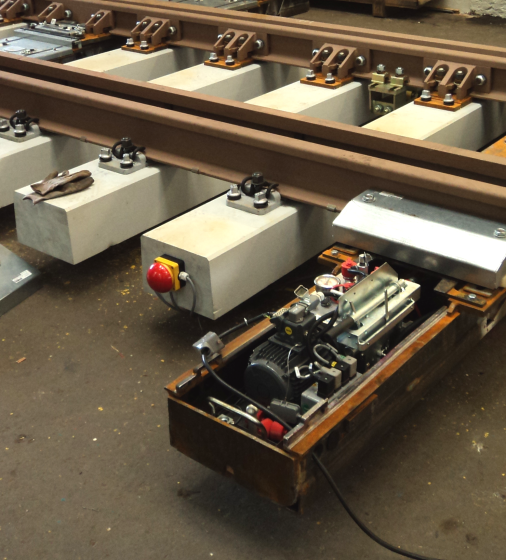 WAPS - railway point drive test bench - Hastema